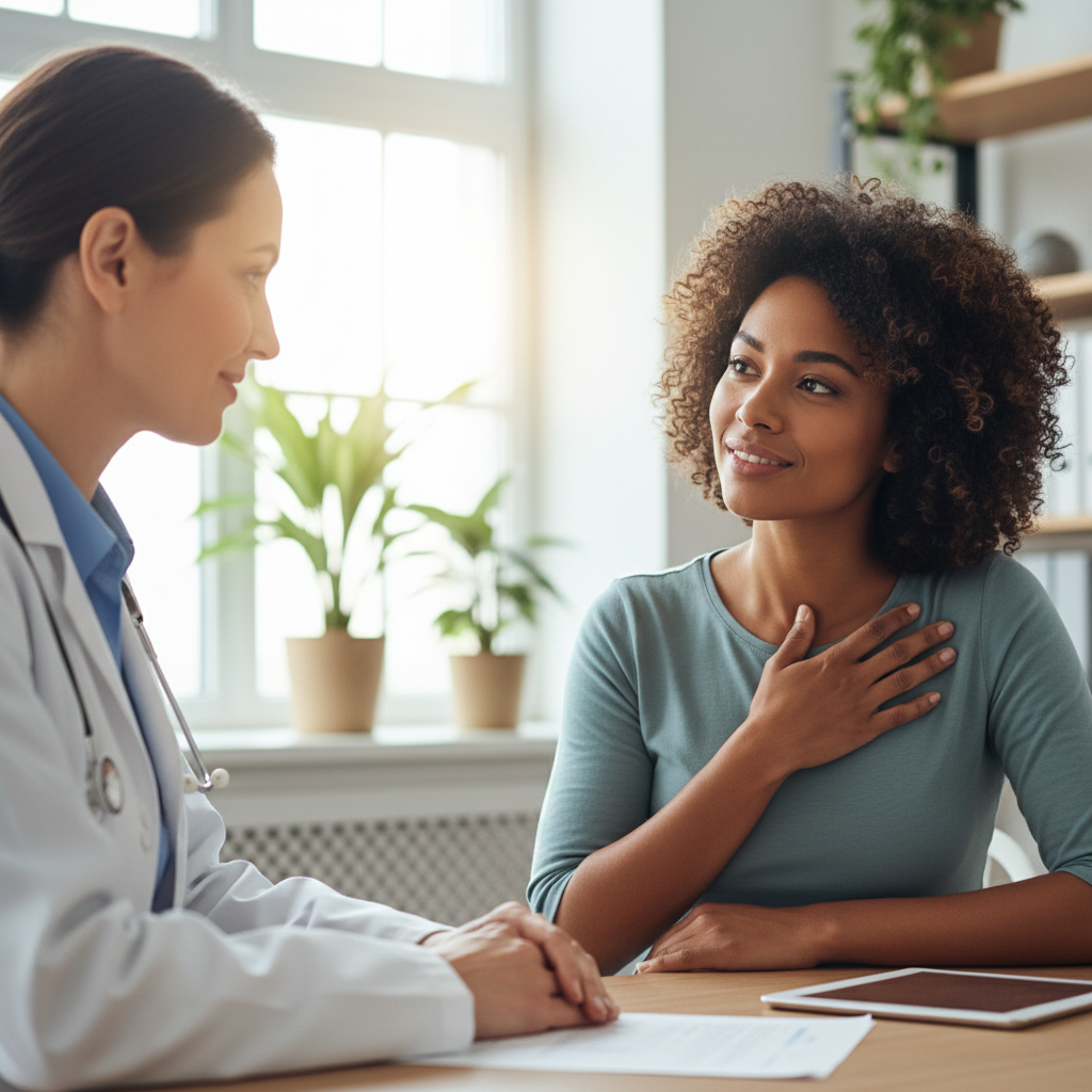 žirnio dydžio guzelis kirkšnyje moteriai